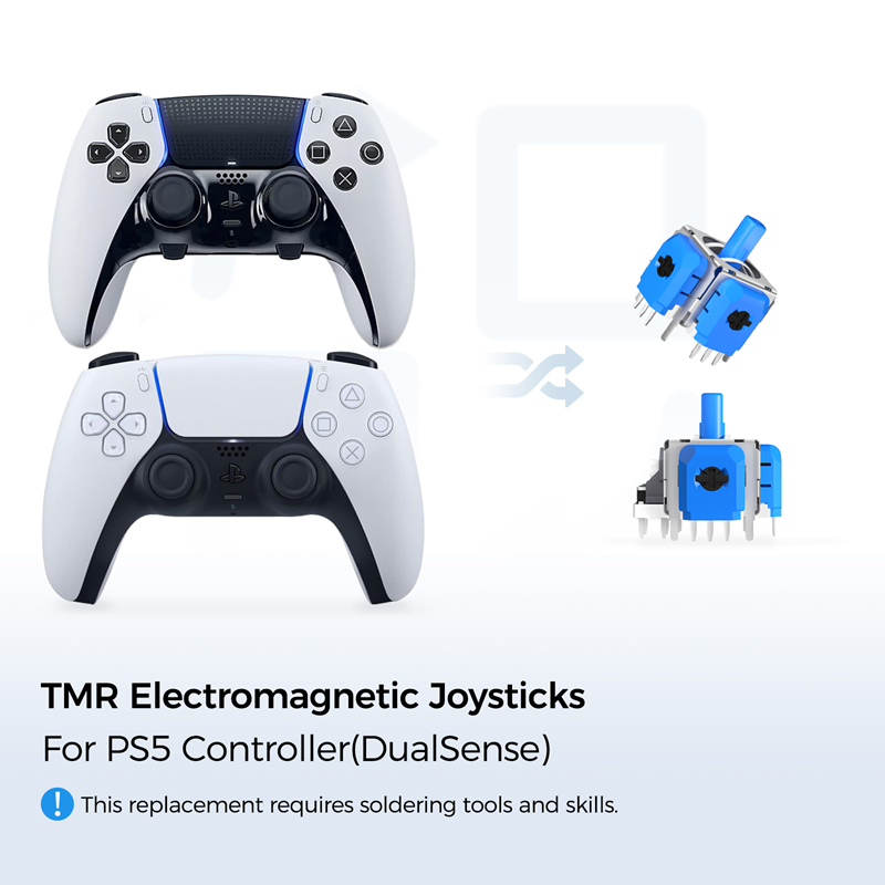 AKNES TMR Electromagnetic Joystick for PS5 Edge Controller PS4 Controller Xbox Series X ...