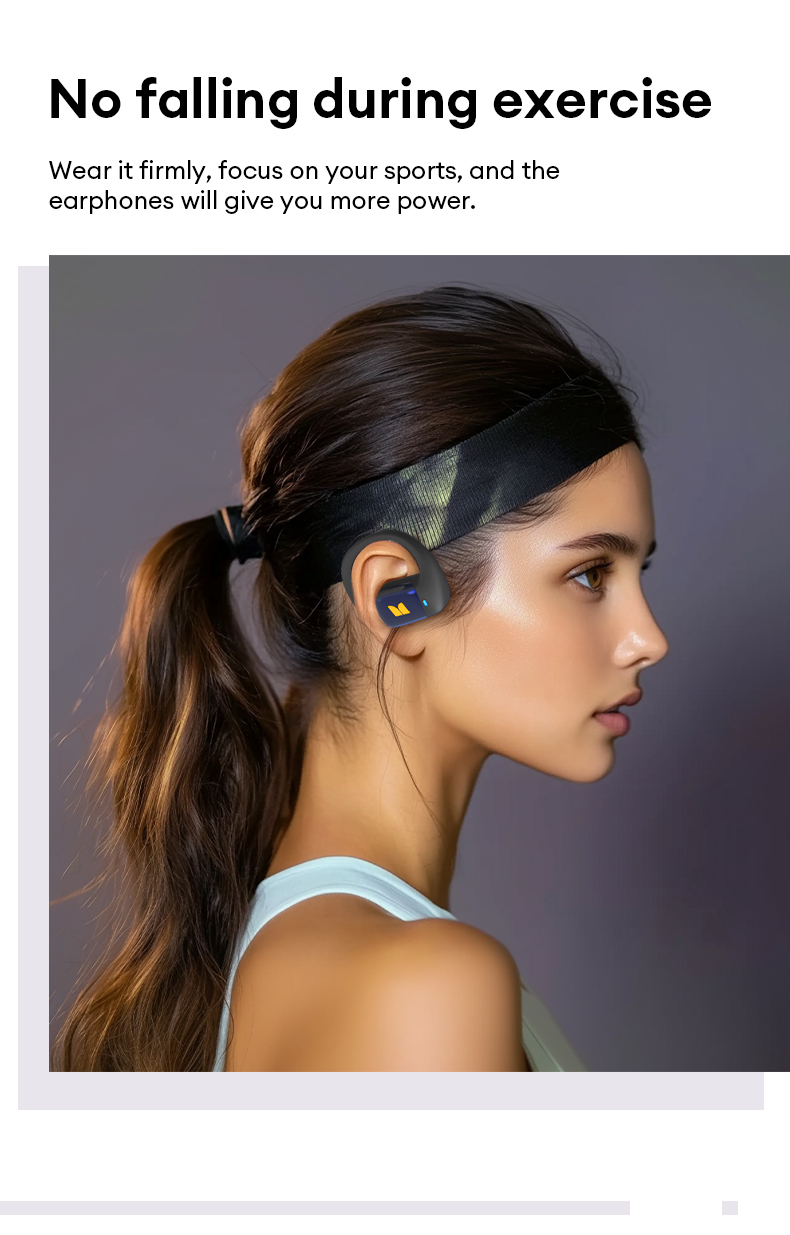 Monster mqo26 Bone Conduction Wireless Headset Noise Cancellation ...