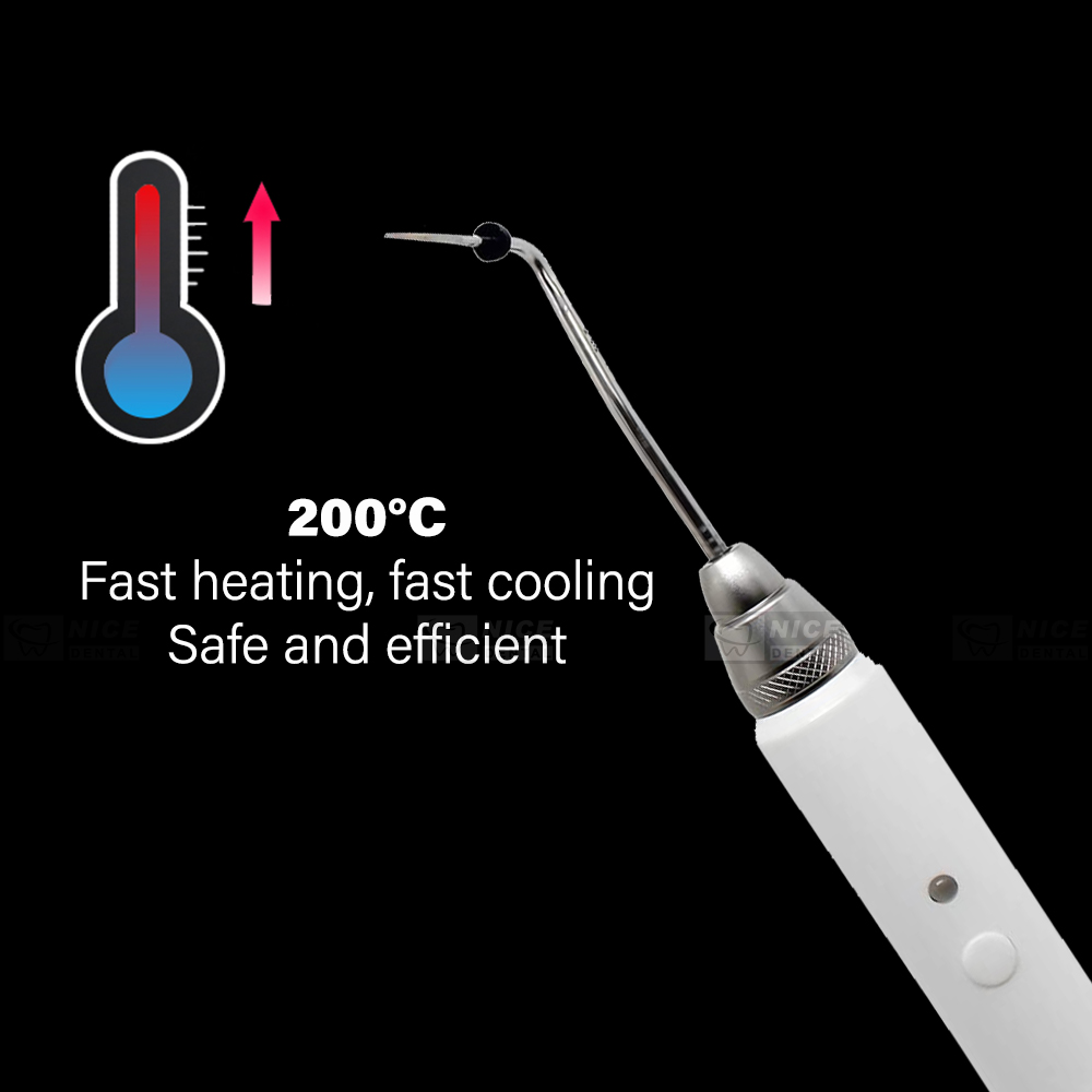 NICEDEN Heating Pen Dental Cordless Wireless Gutta Percha Obturation ...