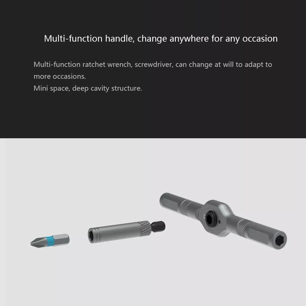 Duka RS1 24 in 1 Screwdriver Set Ratchet Wrench Screw driver Kit S2 ...
