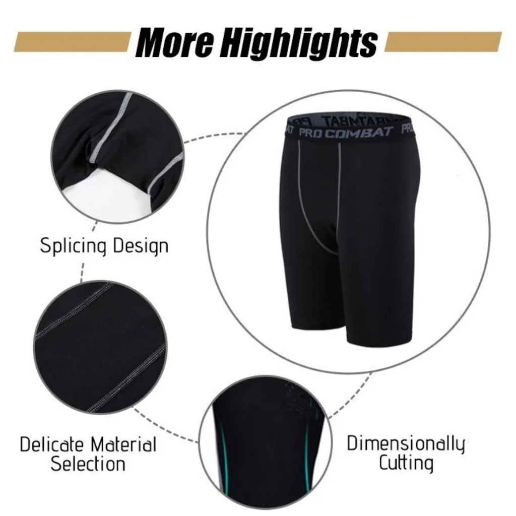 Compression Pro Men's Workout Shorts | Muscle Support Compression ...