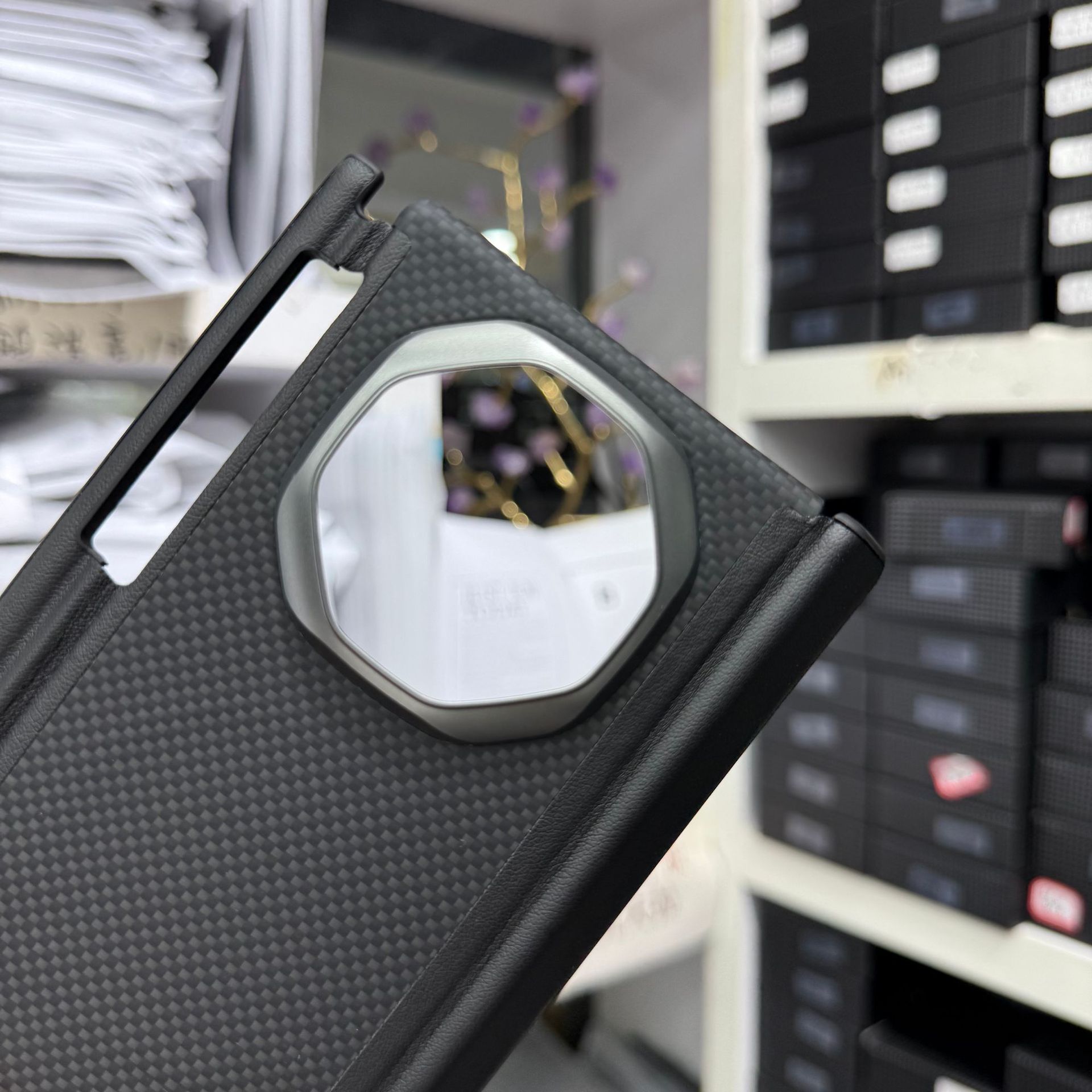 Applicable to Huawei Mate XT Kevlar mobile phone casing dual-axis ...