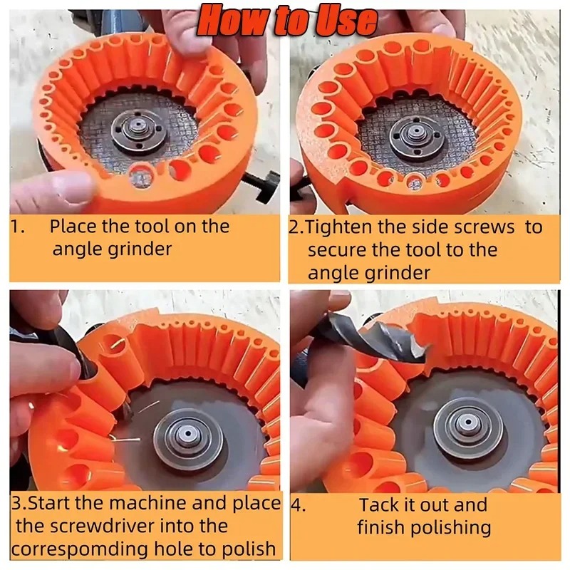 ONE-MAYSHOW Portable Drill Bit Sharpener, Multi-Specification Grinding ...