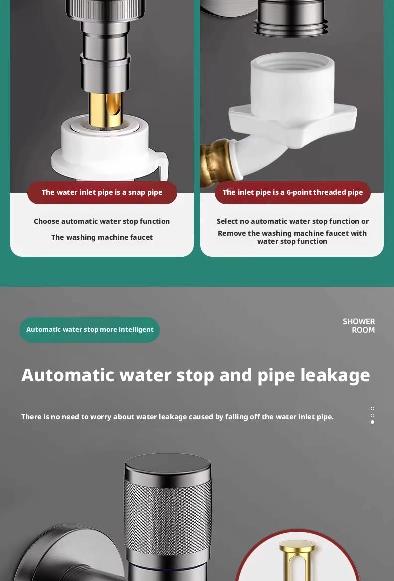 Dual Control Two Way Stop Angle Valve Brass material Bathroom toilet ...