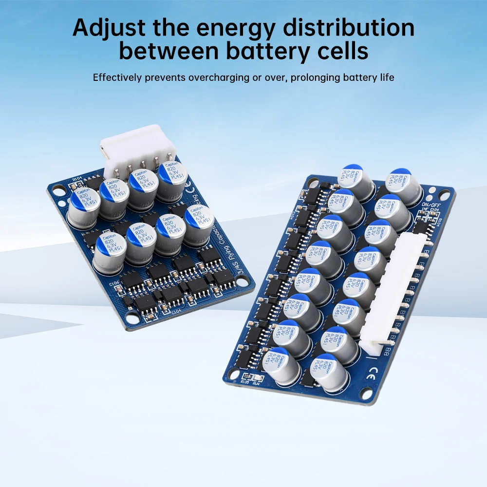 BMS 4S 6S 8S 3A Balance Li-ion Lifepo4 LTO Lithium Battery Active ...