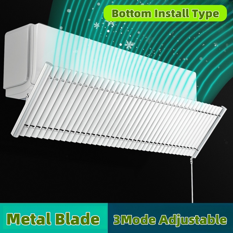 12pcs Aircond Deflector Aircond Windshield Board Adjustable 8 Fan Air ...