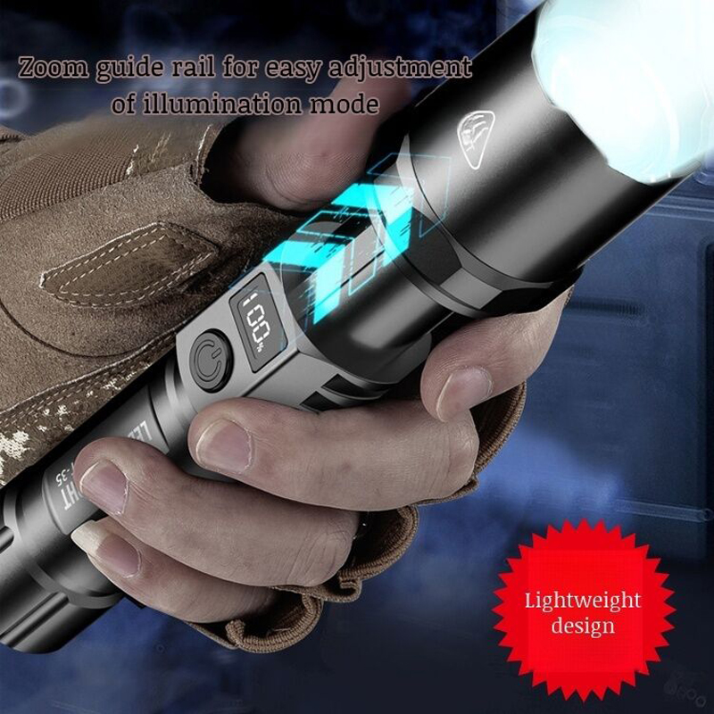 torchlight torch light super bright flashlight New high power white ...