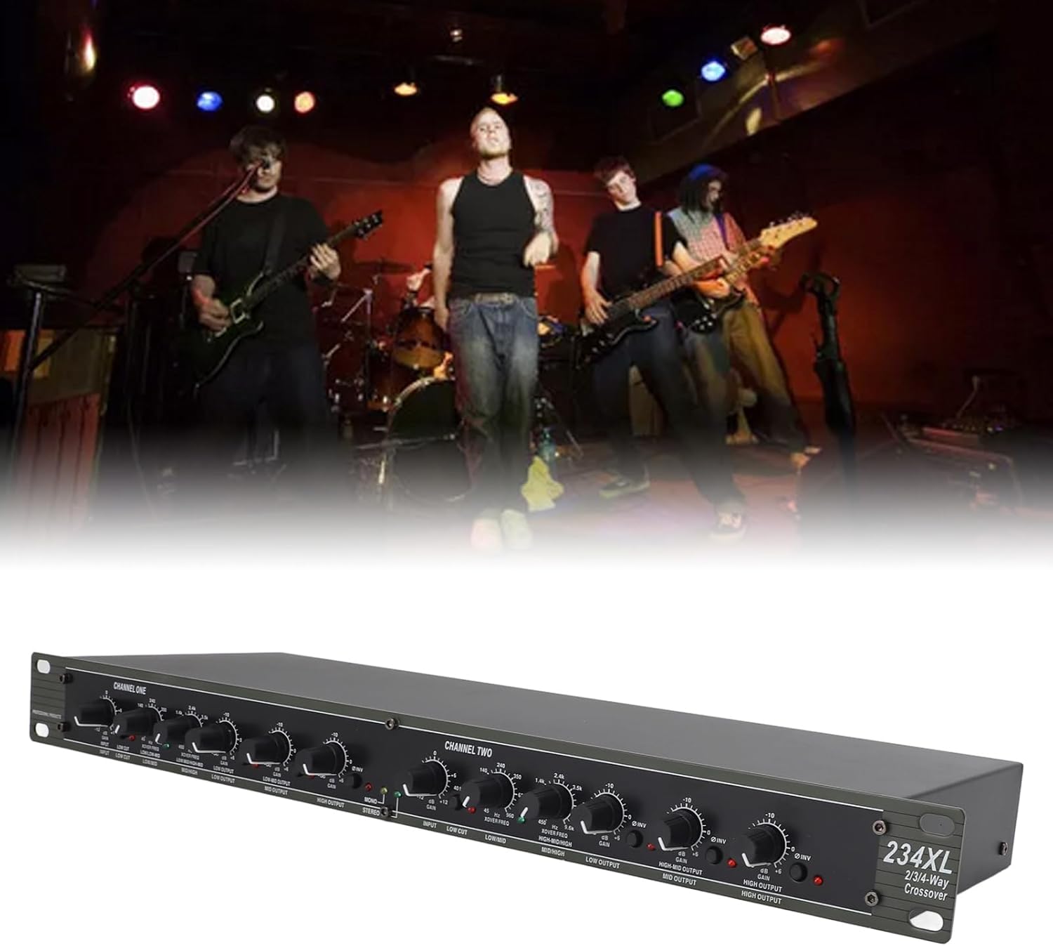 234XL Crossover, 50 60HZ mono 4-way crossover audio equalizer for ...