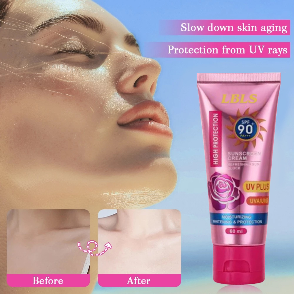 Rose Sunscreen Multi-effect High Protection UV+ Spf90+++ Moisturizing ...