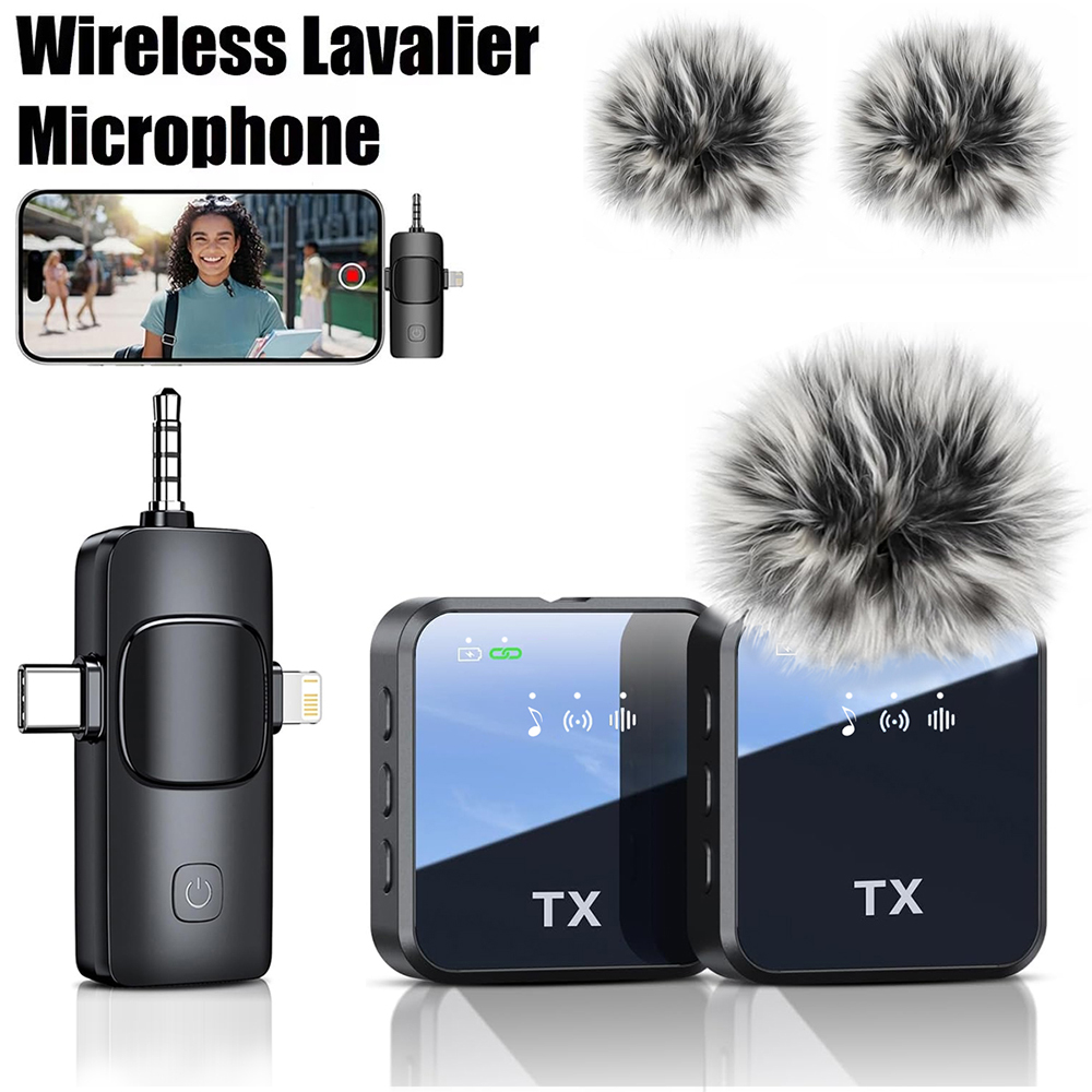 [Shopee Choice] Wireless Lavalier Microphone for IOS/Android/PC Noise ...