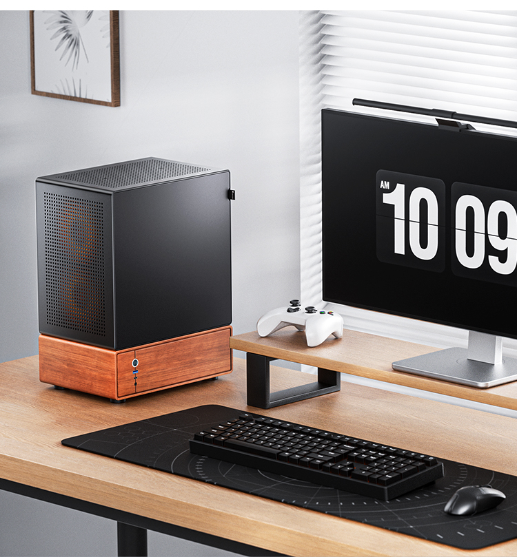 JONSBO T7 aluminum alloy chassis desktop computer desktop portable vertical host shell Type-C ...