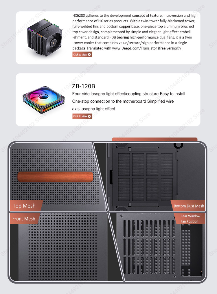 JONSBO T7 aluminum alloy chassis desktop computer desktop portable vertical host shell Type-C ...