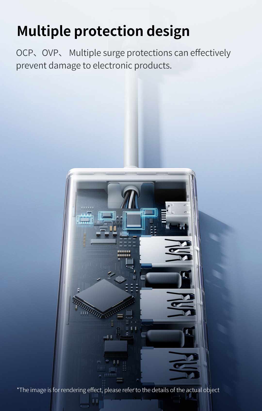 Xiaomi 4-in-1 Dual-Head USB Hub USB-A + USB-C Dual-Heads High-Speed USB ...