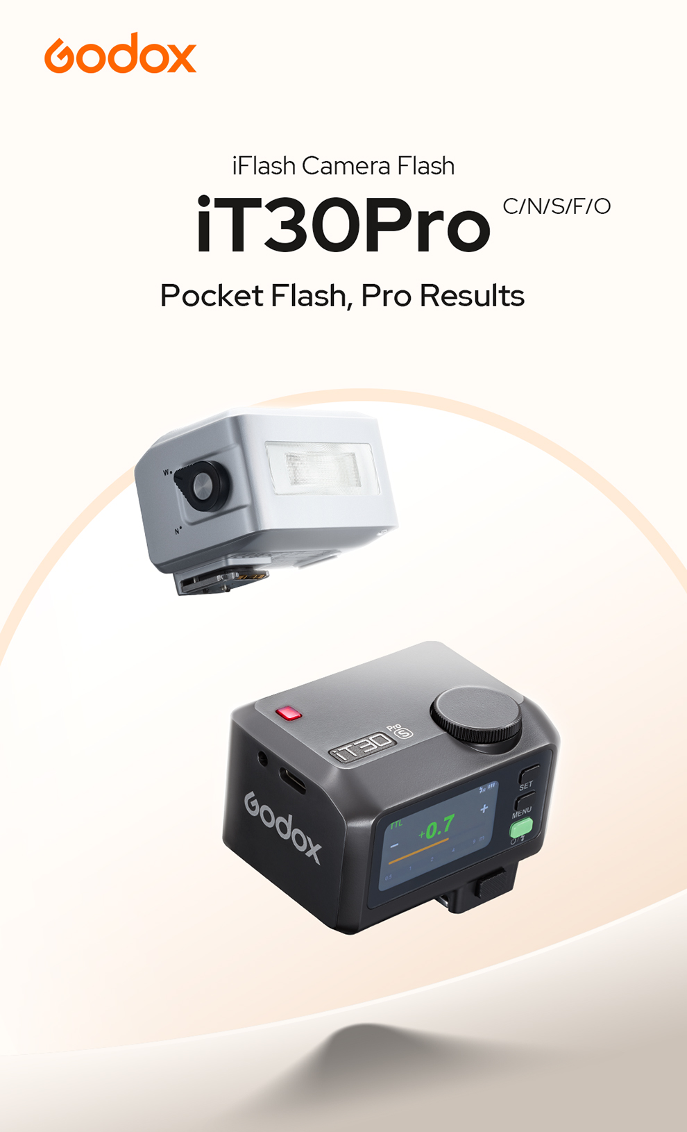 Godox IT30Pro C/N/S/F/O iFlash Camera Flash TTL Touchscreen Pocket ...