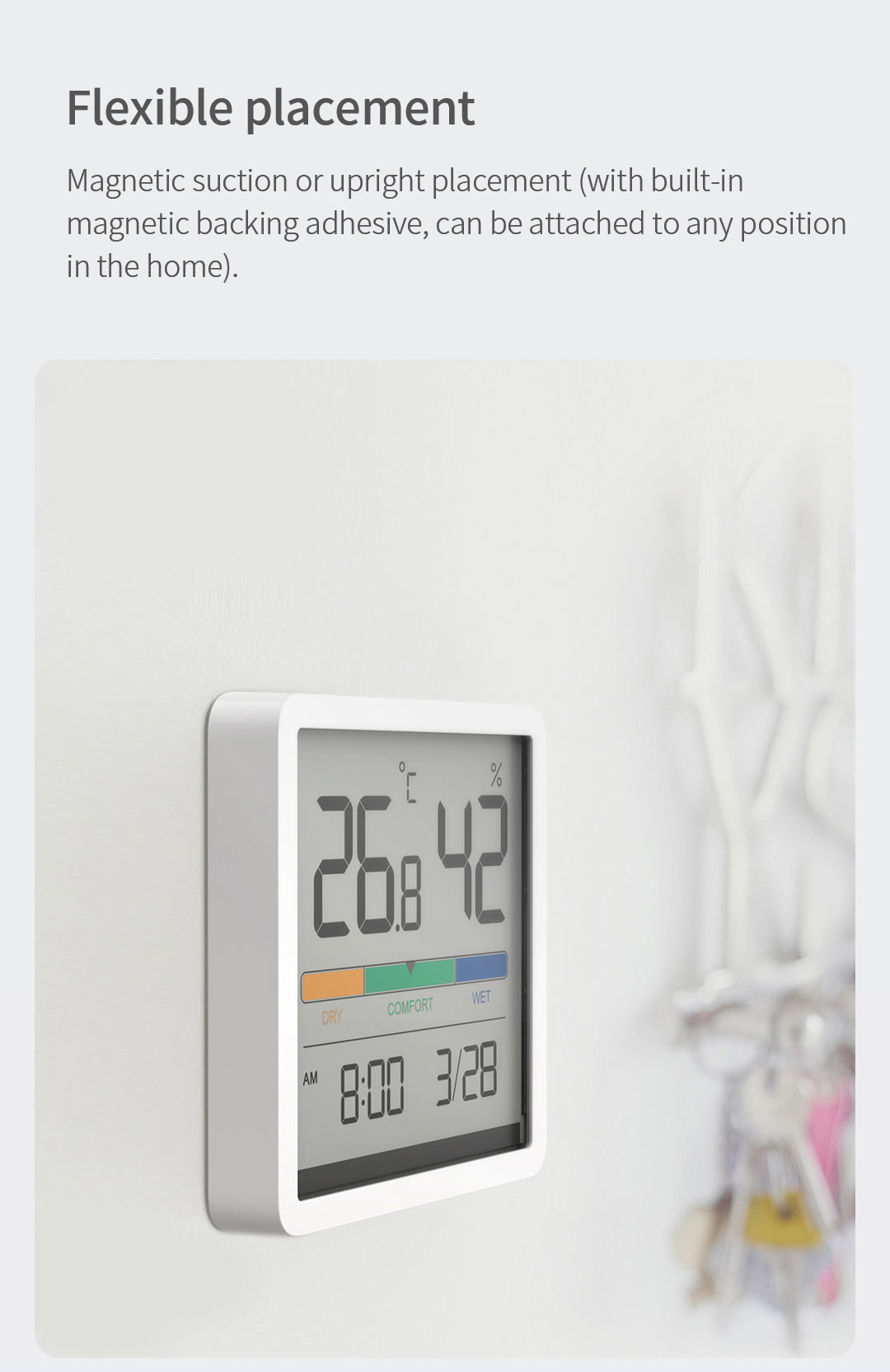Haptime Multi-Functional Thermo-Hygrometer 5253 HD Screen 5 Types Of ...