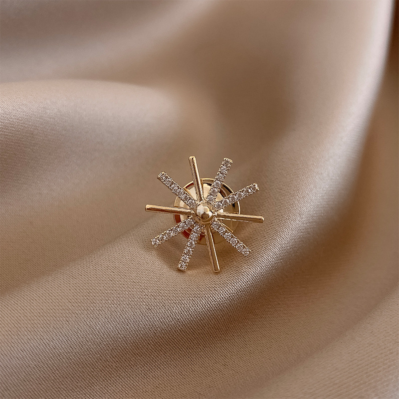 Simple Ladies Pearl Rhinestone Brooch Baroque Elegant Butterfly Brooch ...