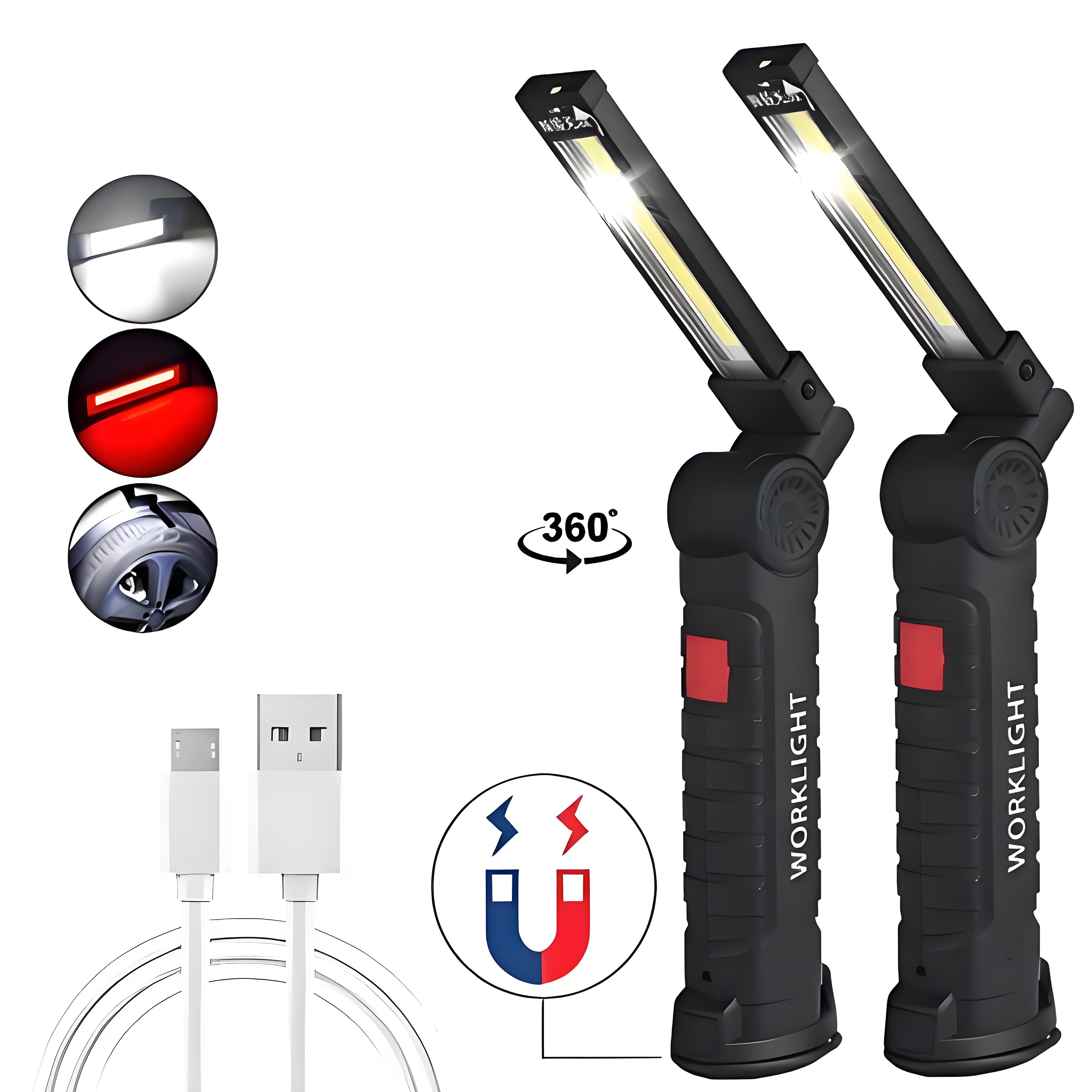 Rechargeable Work Light LED Working Light with Magnetic and 360 ...