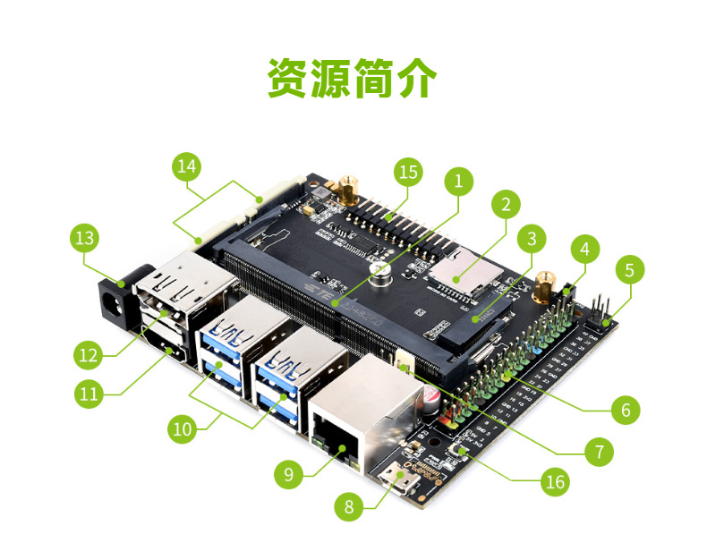Weixue JETSON-NANO-DEV-KIT Artificial Intelligence Development Board ...