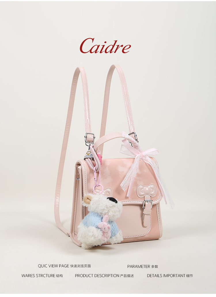 Caidre Bow Backpack Female Student | Shopee Malaysia