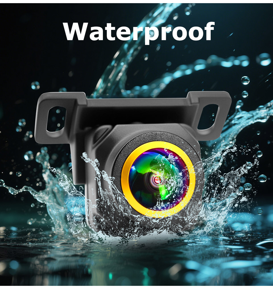 4K AHD 1080P CCD 720P Vehicle Dynamic Trajectory Fisheye Lens Car Rear ...