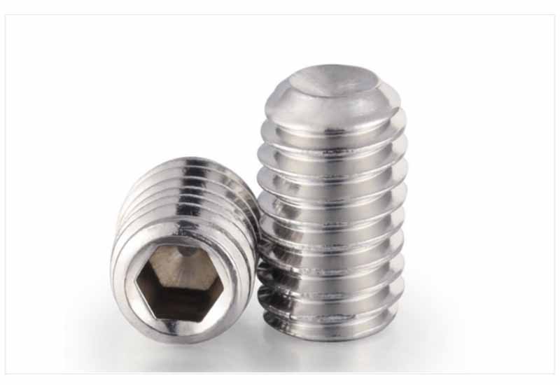 304 Stainless Steel Hex Socket Set Screw Cup Point M2 M3 M4 M5 M6 M8 M10 M12 Headless Hexagon ...