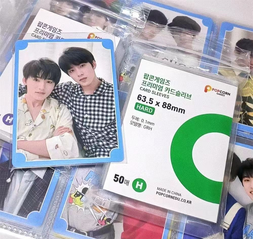 50 Pcs Popcorn Card Premium Card Sleeves - High Clarity CPP Film | 20 ...