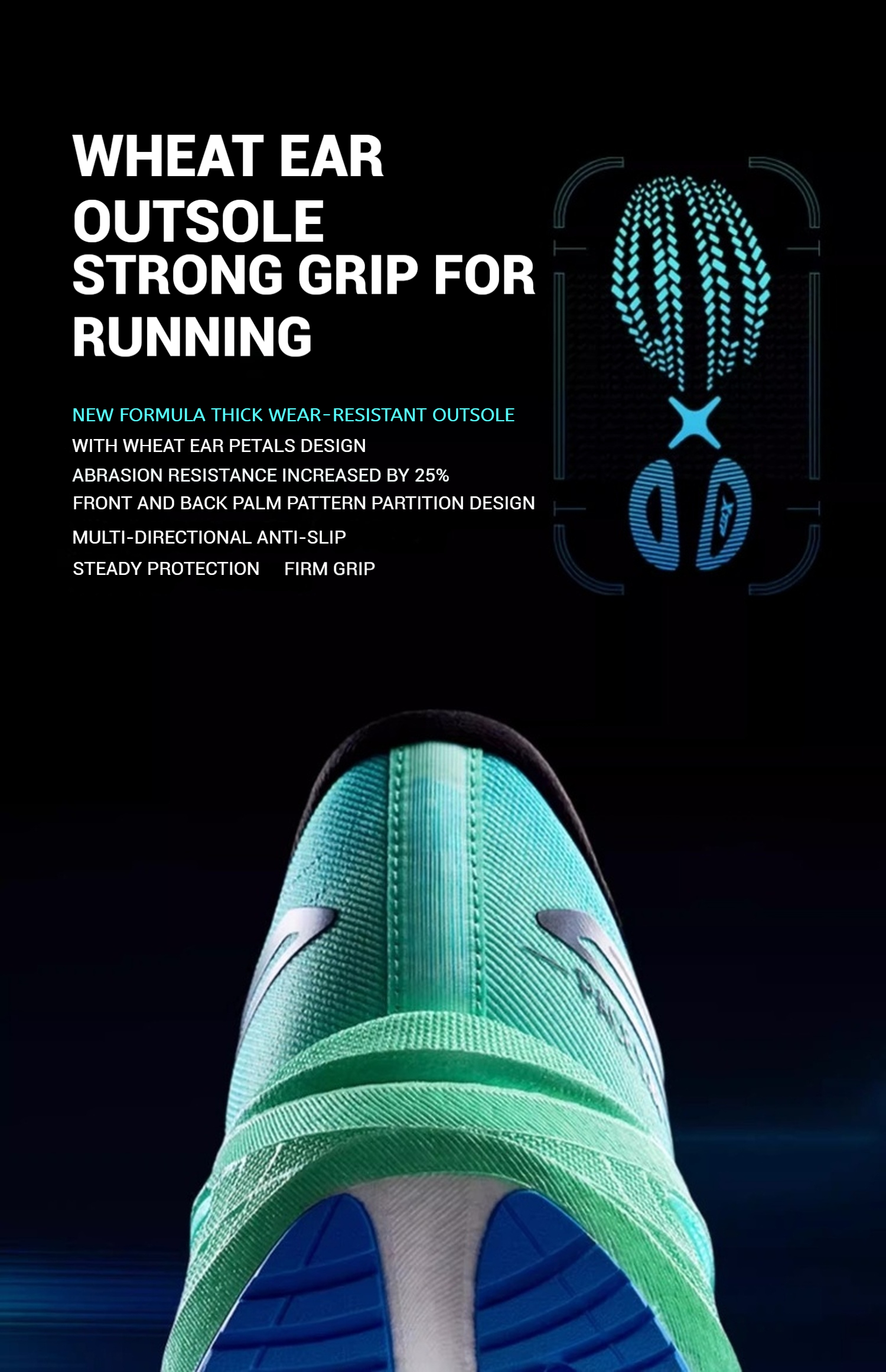 【XTEP】Five Speed 3.0丨Kasut lari Pace 5 Speed training running shoes 270 ...