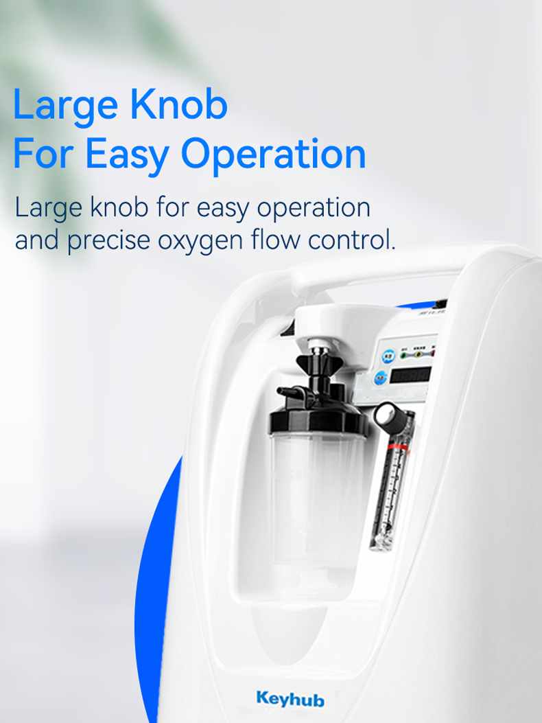 Keyhub Oxygen Concentrator 5L + Bottle Humidifier + Nasal Oxygen ...