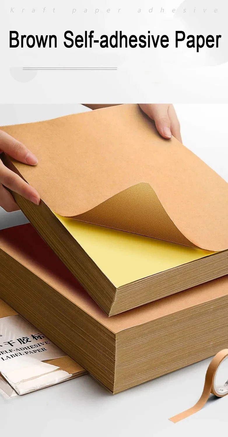 A4 Self-Adhesive Printing Paper, Thermal, Glossy, Matte & Kraft Label ...