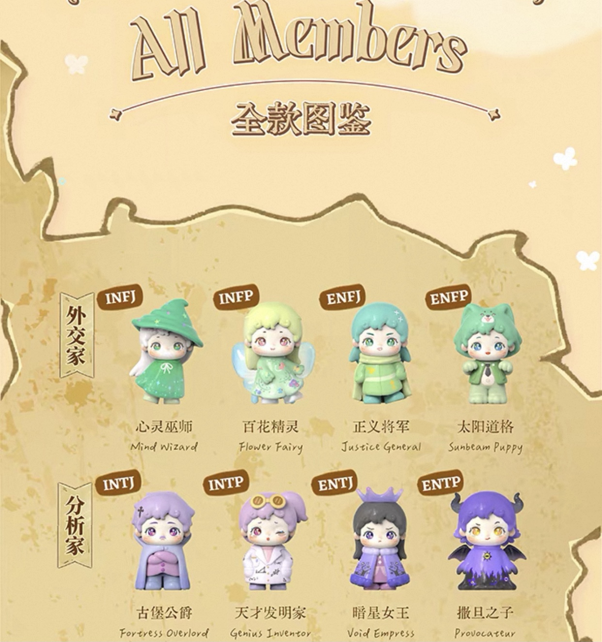 (((2pcs) UMI MBTI Crossing Another World Series Mini Figure Mystery Box | Shopee Malaysia