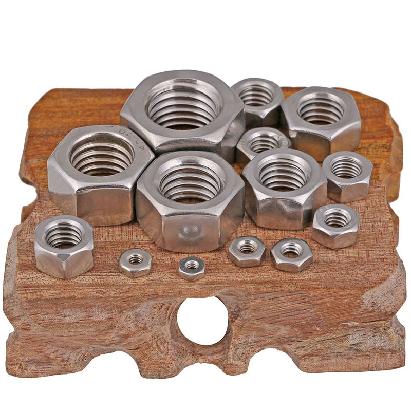 304 Stainless Steel Reverse Opposite Hex Hexagon Nut Left Hand Thread ...