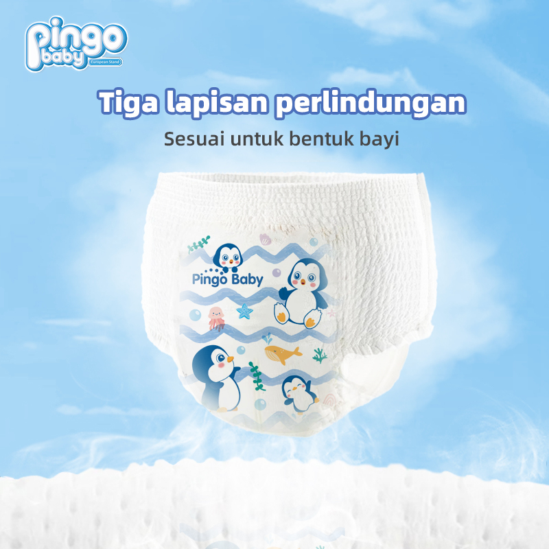 Pingo Baby Diapers Pants/Tape S/M/L/XL/XXL Breathable Diaper Baby ...