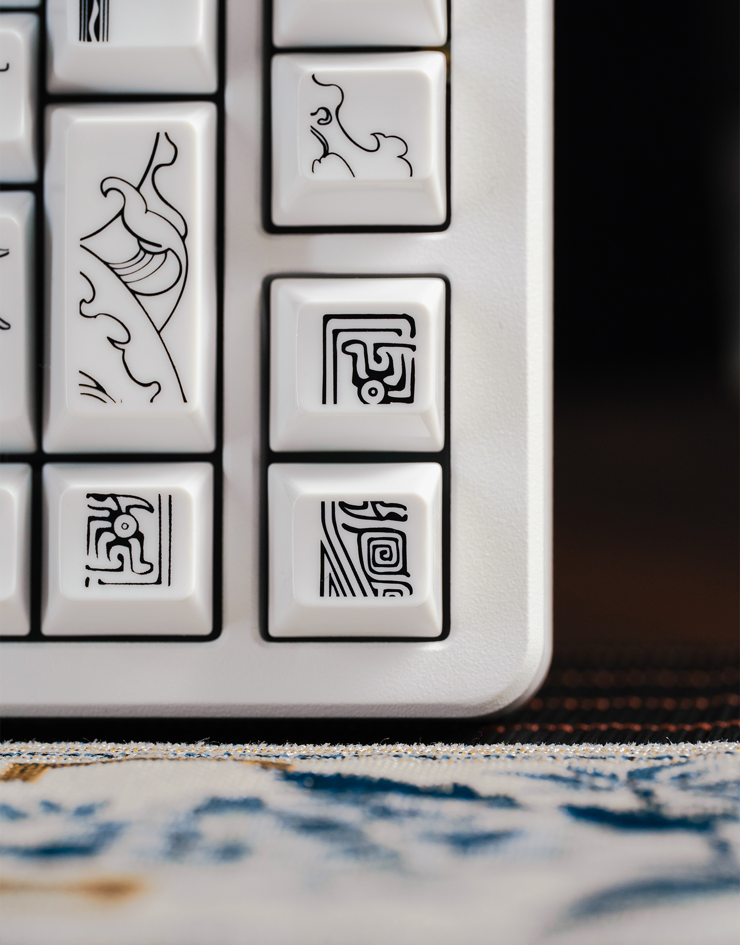Womier 139 Keys New Ceramic Thermal Keycaps Set for Cherry Gateron MX ...