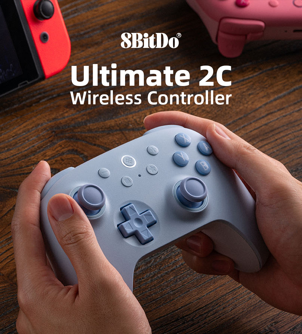 8BitDo Ultimate 2C Bluetooth Controller Wireless Joystick with Hall ...