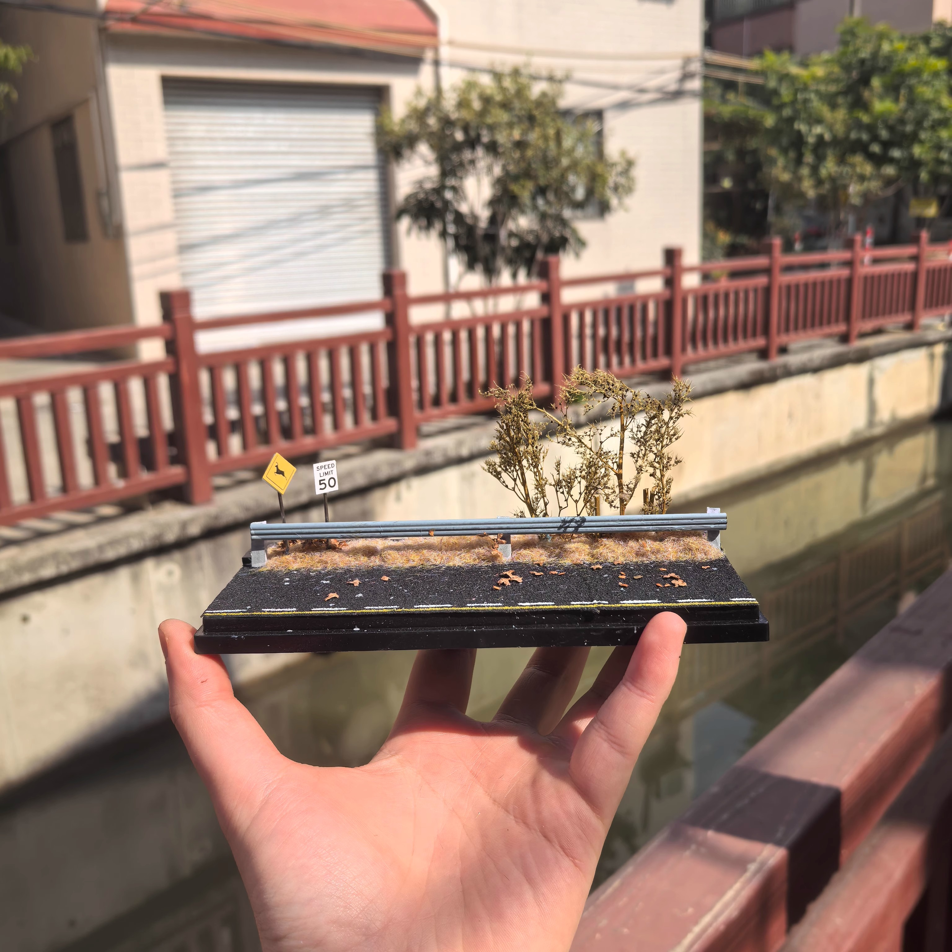 1:64 Diorama Mini Car Parking Lot Scene Display Model for Small Scale 1 ...