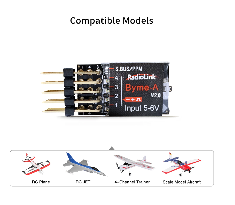 Radiolink Byme-A Fixed Wing Flight Control Gyroscope Self Stabilization ...