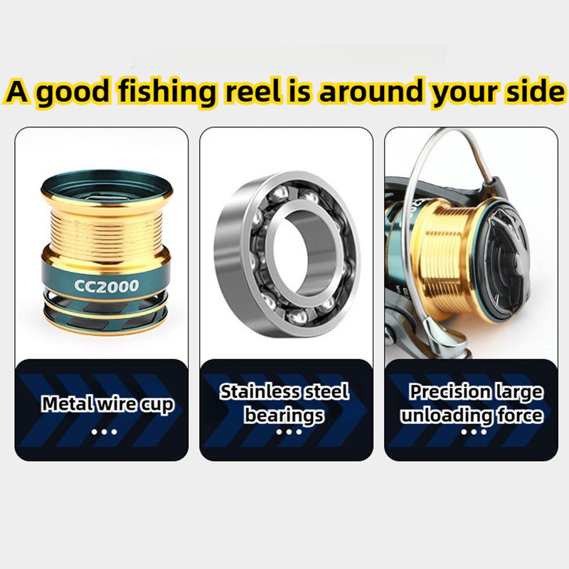 CC Spinning Fishing Reel 1000 Micro Material Road Asia Special Metal ...
