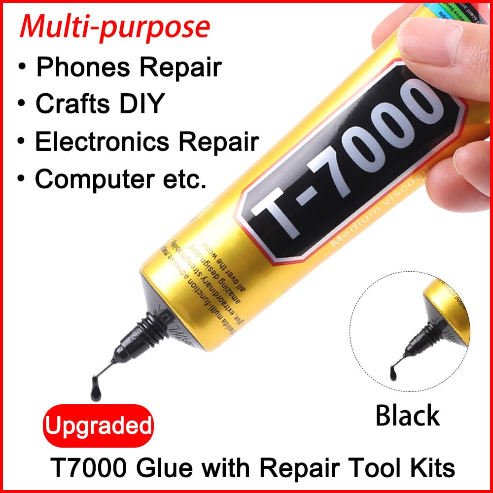 B7000 E8000 T7000 Strong Adhesive Glue Set 3ml-110ml with 11pcs DIY ...