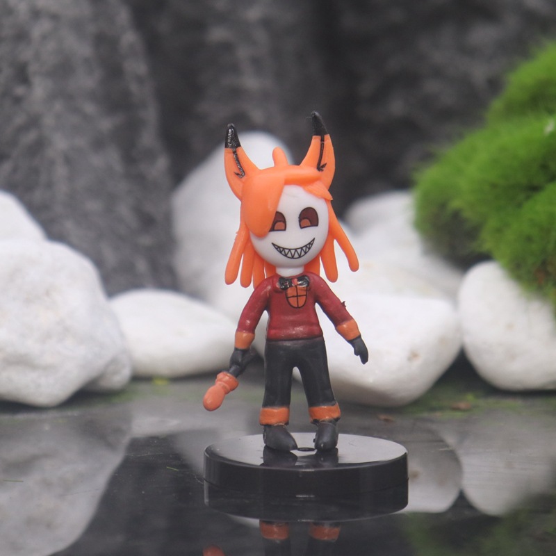 12Pcs/Set 6-8cm Anime Hazbin Hotel Helluva Boss Bilitzo Lucifer Charlie ...