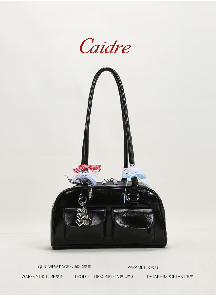 Caidre Underarm Bag High-End Bowling Handbag Commuter Shoulder Bag ...