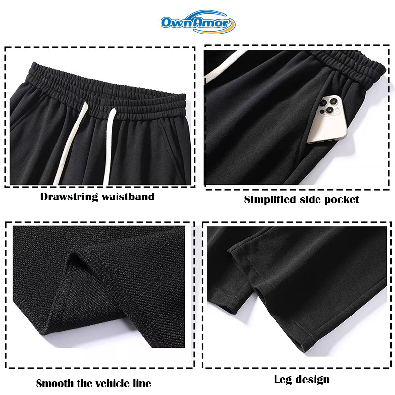 【M-8XL】Long Pants Men Plus Size Thin & Straight Leg Loose Casual Pants ...