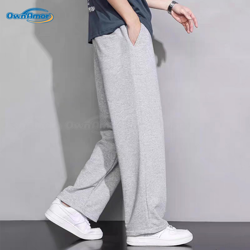 【M-8XL】Long Pants Men Plus Size Thin & Straight Leg Loose Casual Pants ...
