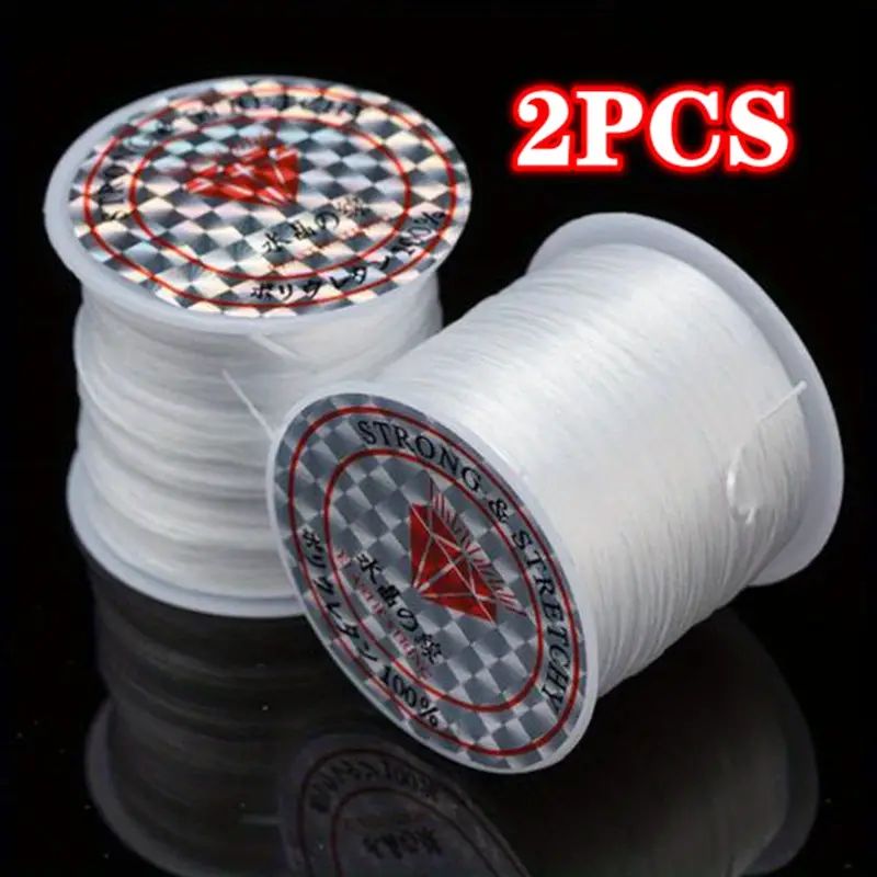 0.8mm Flat Stretchy Crystal Elastic Thread Cord for Jewelry Making ...