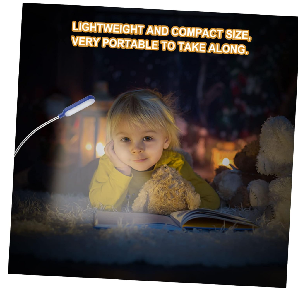 Portable USB 6 LED Table Lamp Flexible for Power Bank Mini Book Light Reading Light Laptop ...