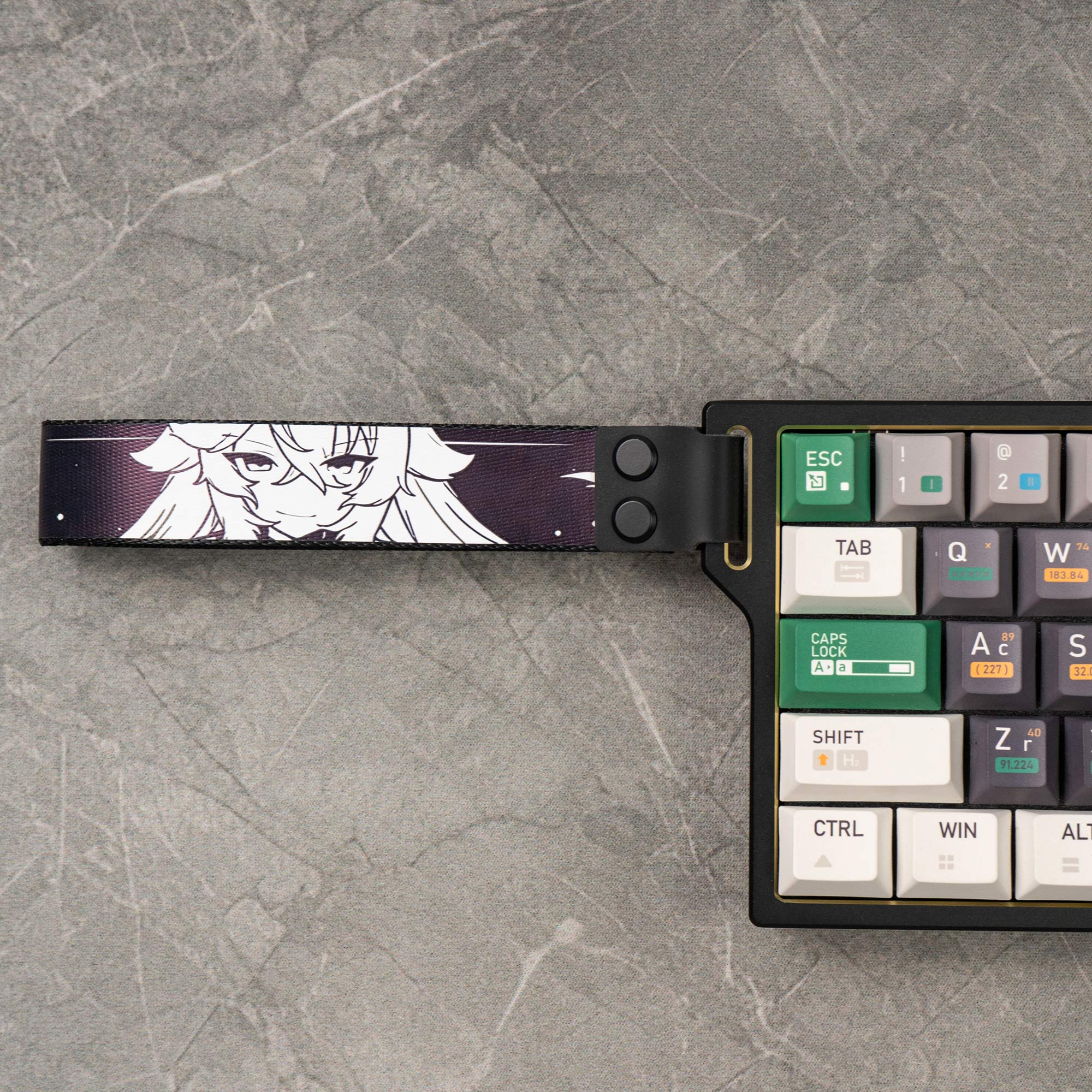 Multiple Universal Menga Comic keyboard Strap Decorative with Stick-on ...