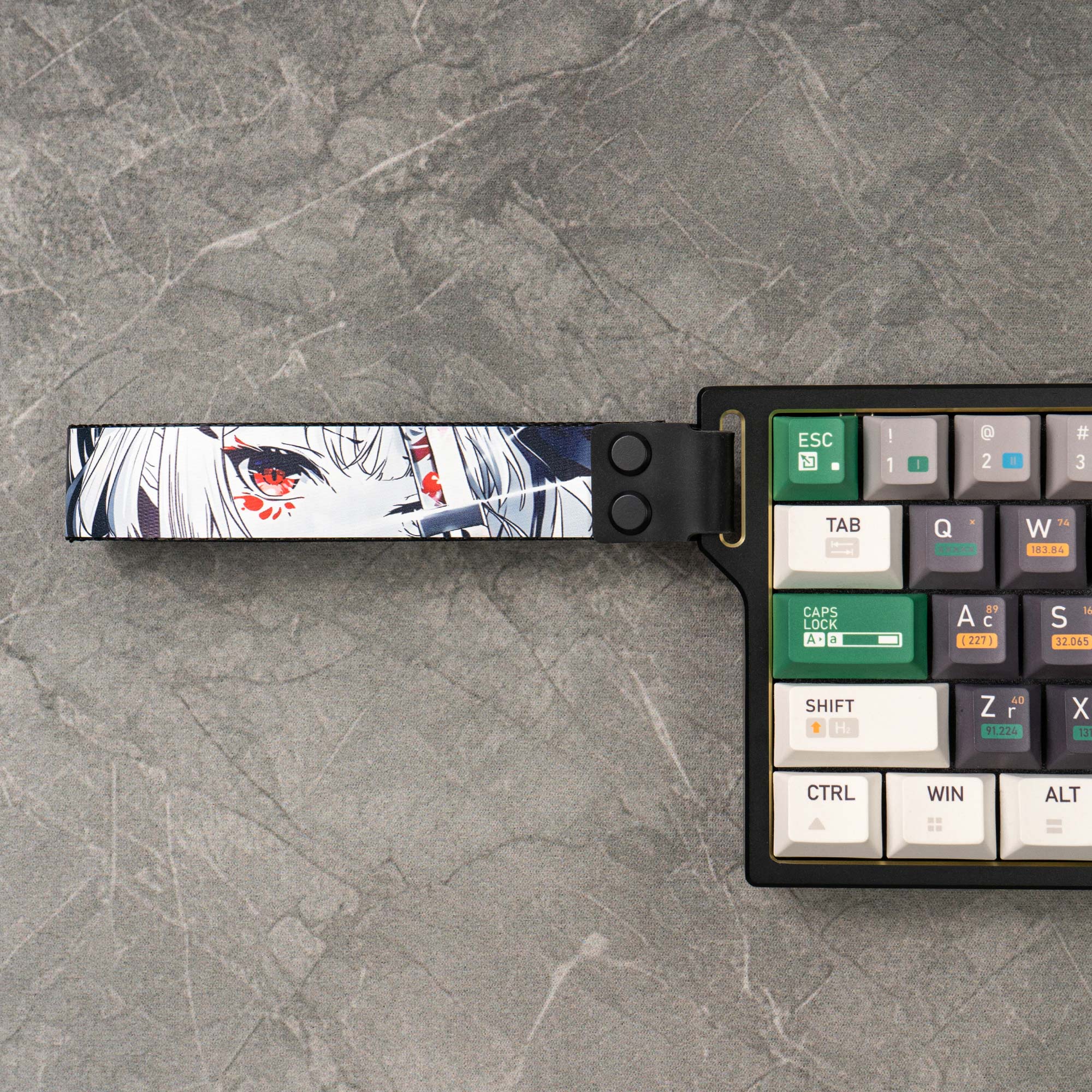 Multiple Universal Menga Comic keyboard Strap Decorative with Stick-on ...