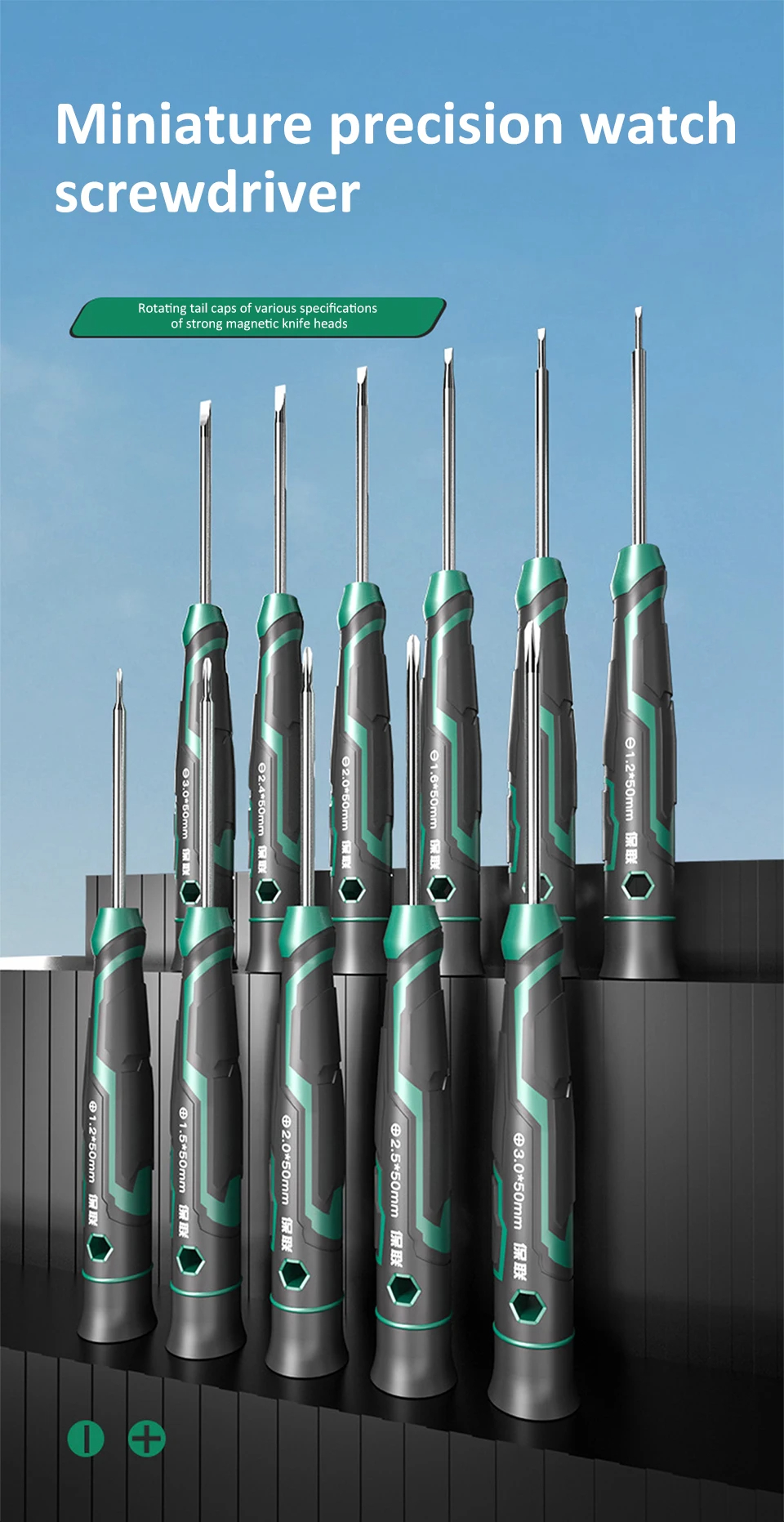 Precision Screwdriver Tools Mini Magnetic Screwdrivers with Phillips ...