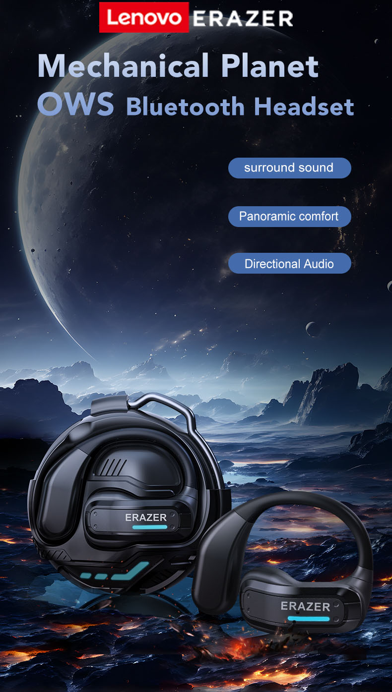 Lenovo ERAZER X8 AI languages translate Earphones OWS Bluetooth ...