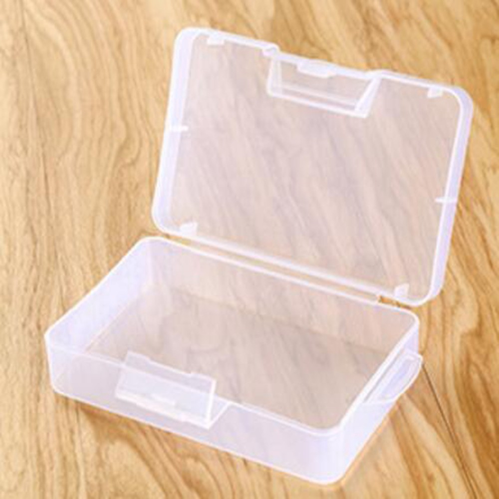 New Small Transparent Plastic Clear Storage Box - Square Multipurpose ...