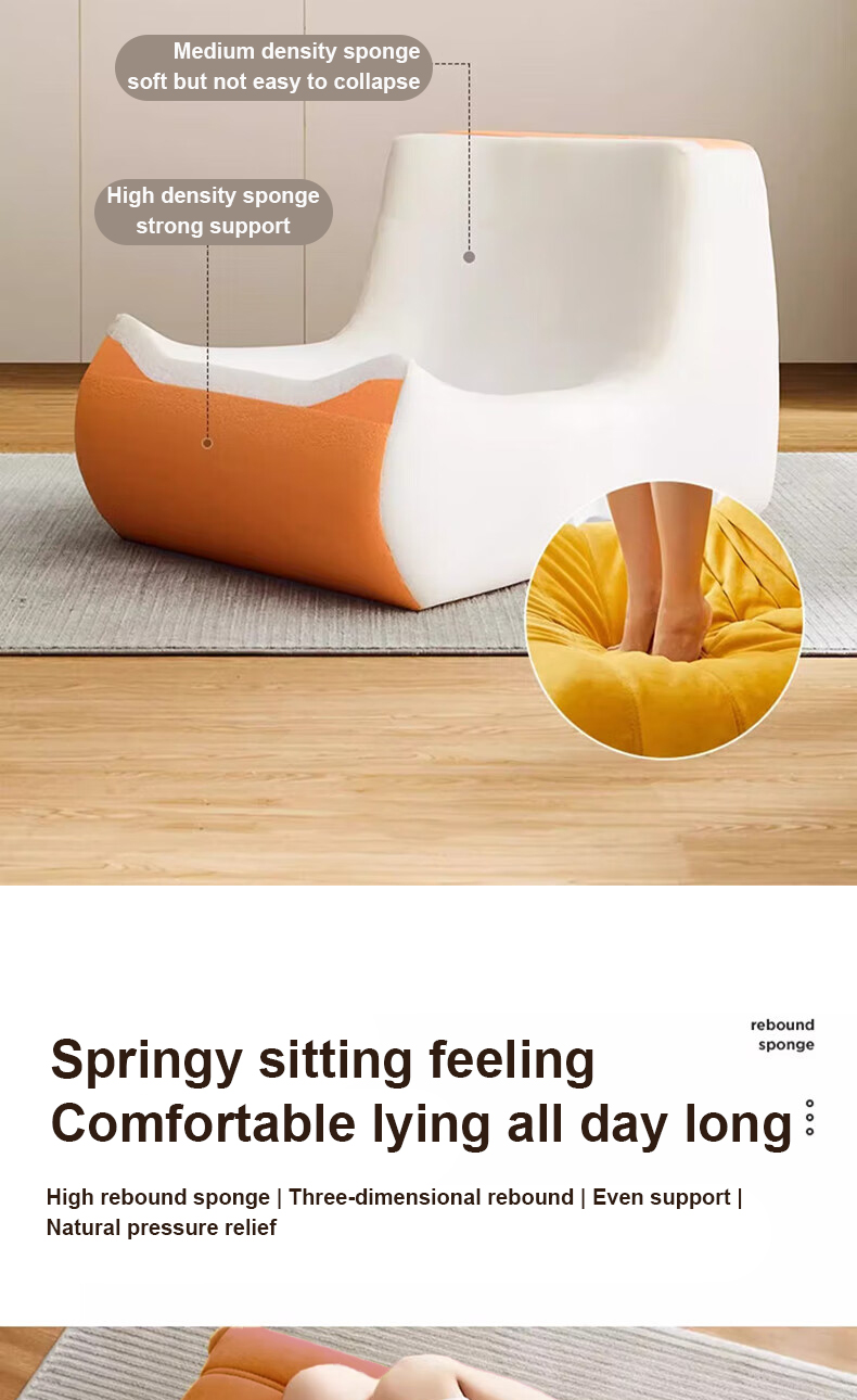 COD Minimalist caterpillar sofa, lazy sofa, balcony, single seat sofa ...